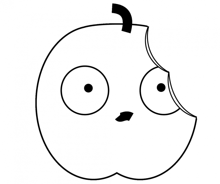 30 Free Apple Coloring Pages Printable