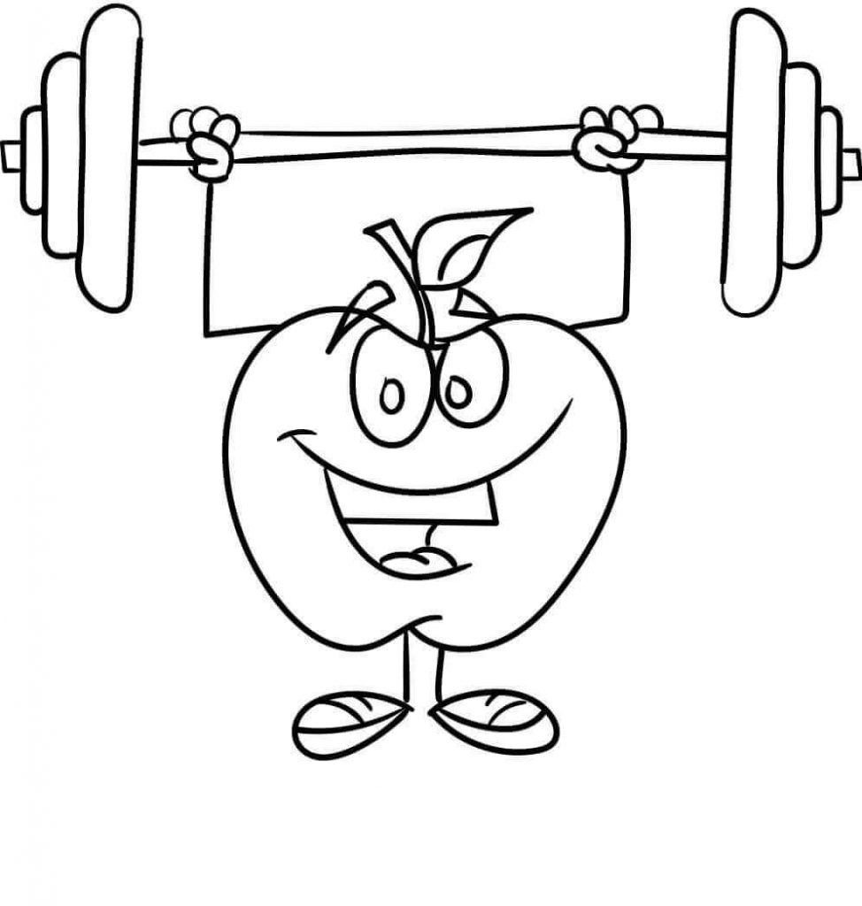 30 Free Apple Coloring Pages Printable