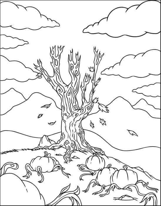 30 Free Pumpkin Patch Coloring Pages Printable