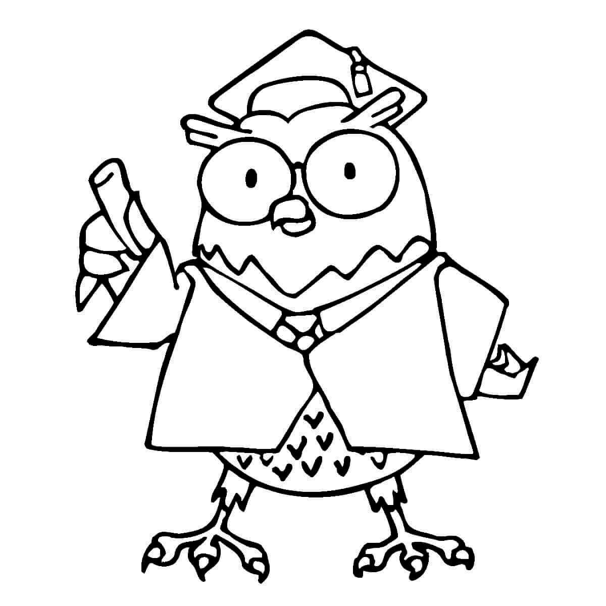 35 Free Owl Coloring Pages Printable