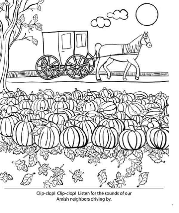 30 Free Pumpkin Patch Coloring Pages Printable