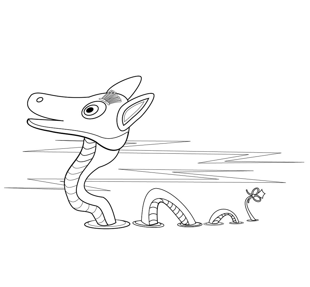 25 Free Monster Coloring Pages Printable