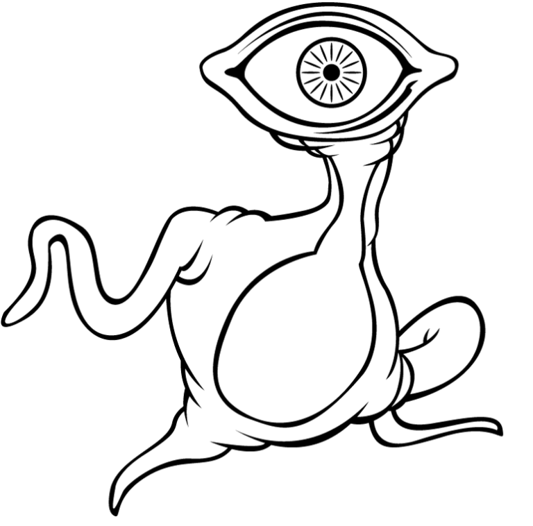 25 Free Monster Coloring Pages Printable