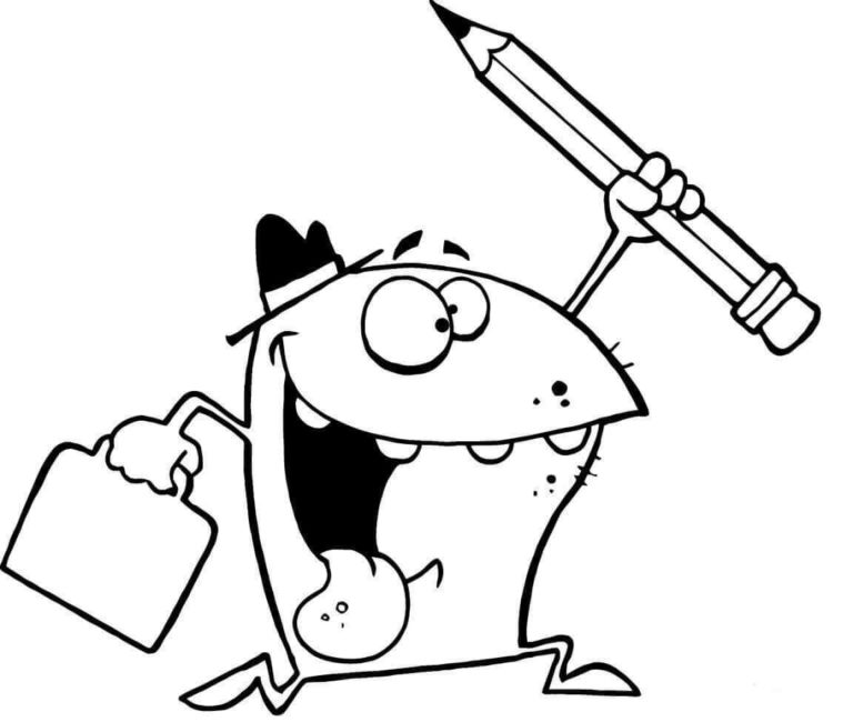 25 Free Monster Coloring Pages Printable