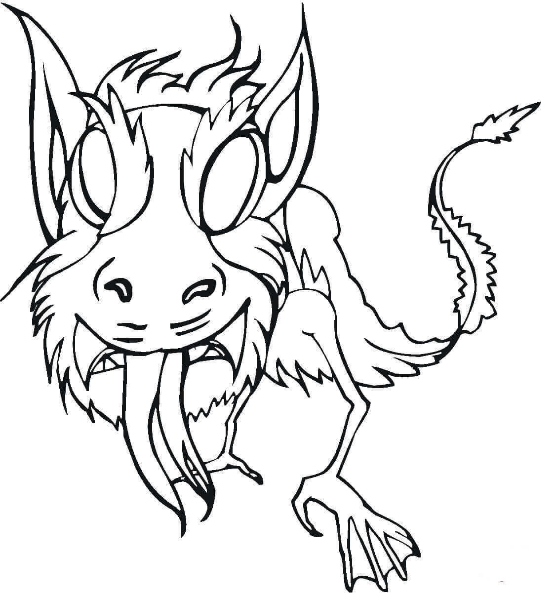 25 Free Monster Coloring Pages Printable