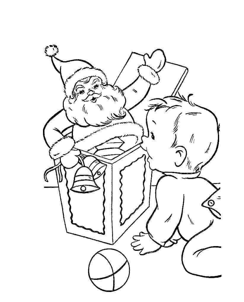 30 Free Christmas Gift Coloring Pages Printable