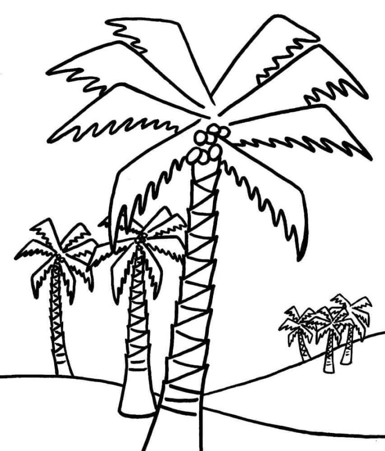 35 Free Tree Coloring Pages Printable