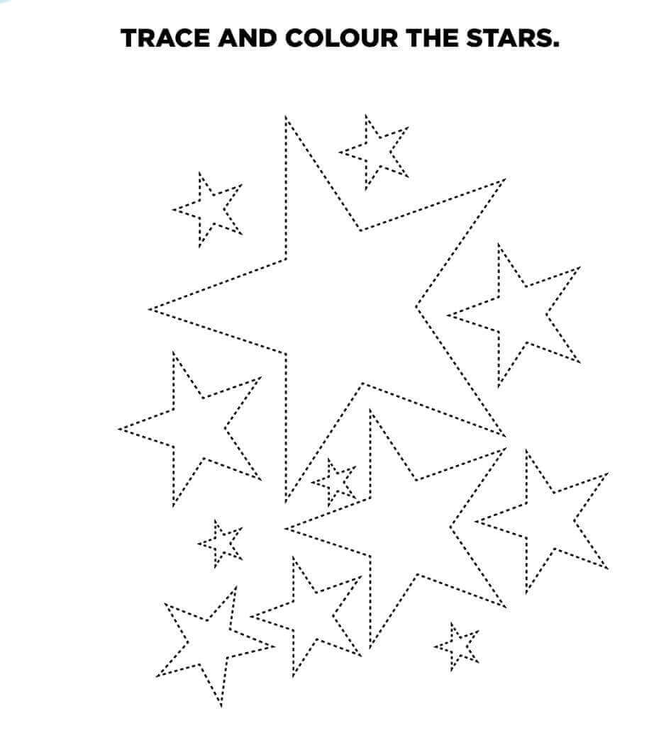30 Free Star Coloring Pages Printable