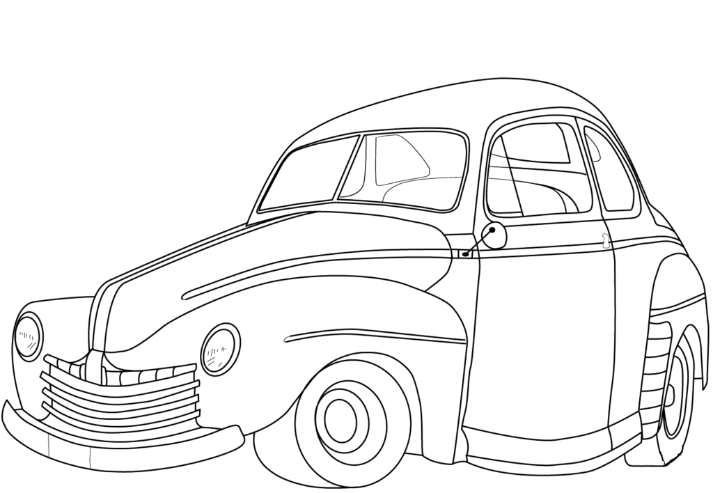 35 Free Car Coloring Pages Printable