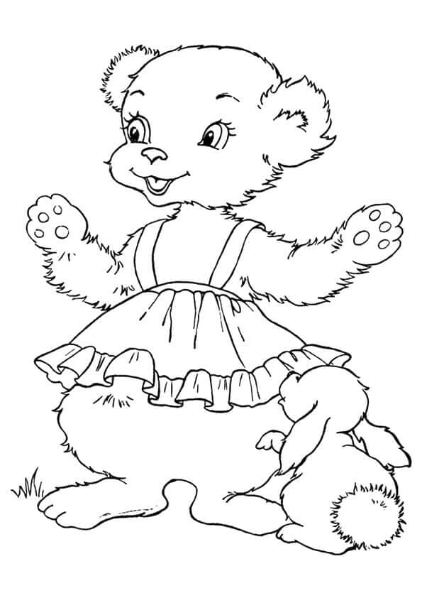 35 Free Teddy Bear Coloring Pages Printable