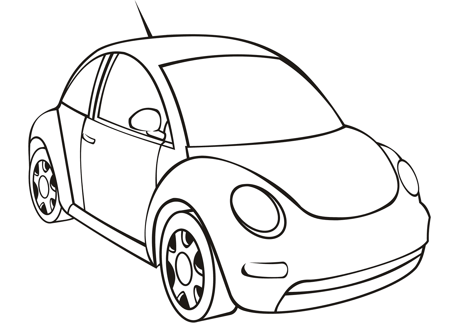 35 Free Car Coloring Pages Printable