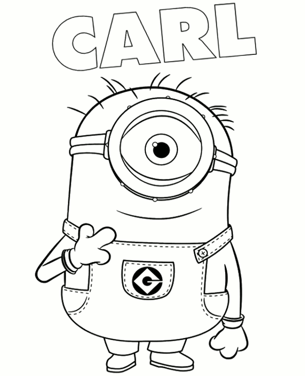 35 Free Minions Coloring Pages Printable