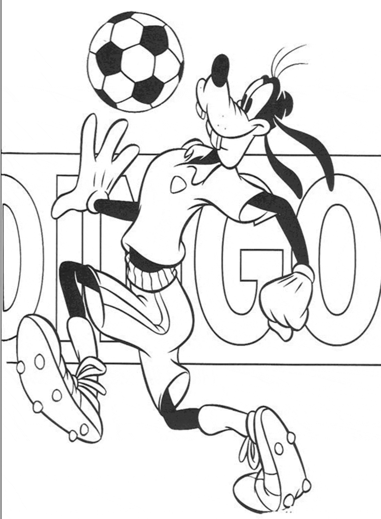 40 Free Goofy Coloring Pages Printable