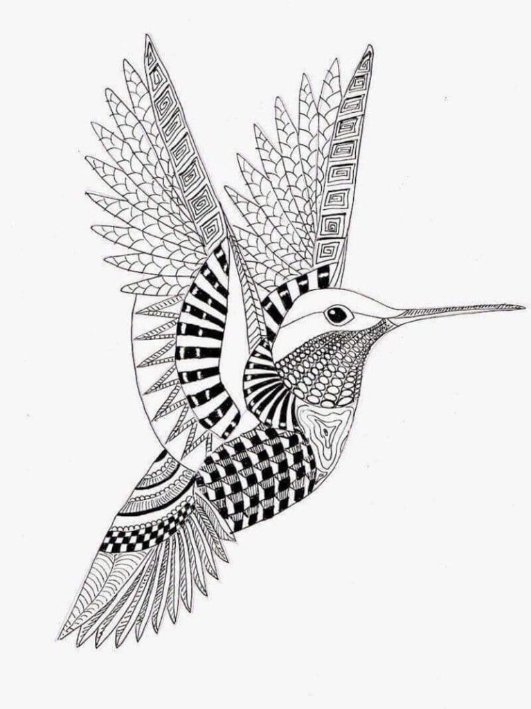 25 Free Hummingbirds Coloring Pages Printable