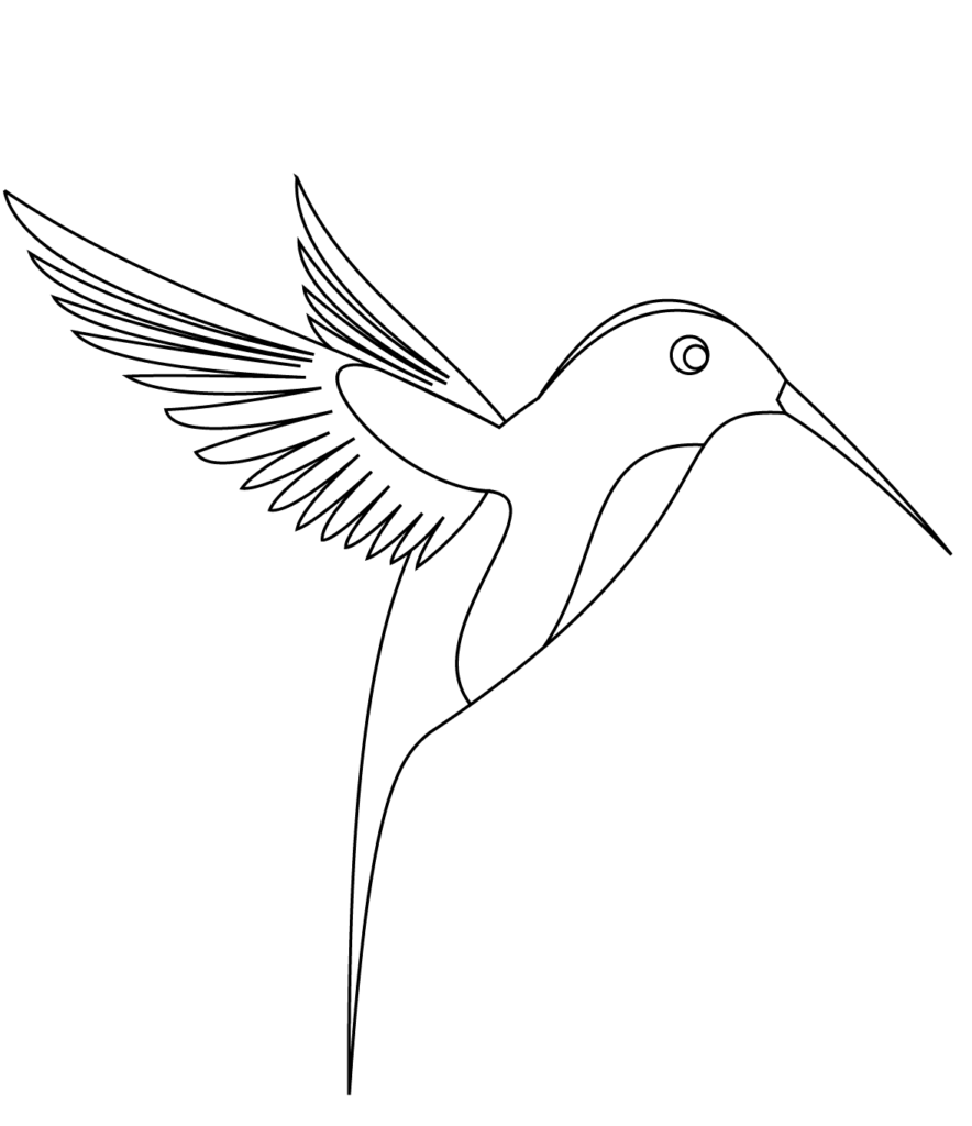 25 Free Hummingbirds Coloring Pages Printable