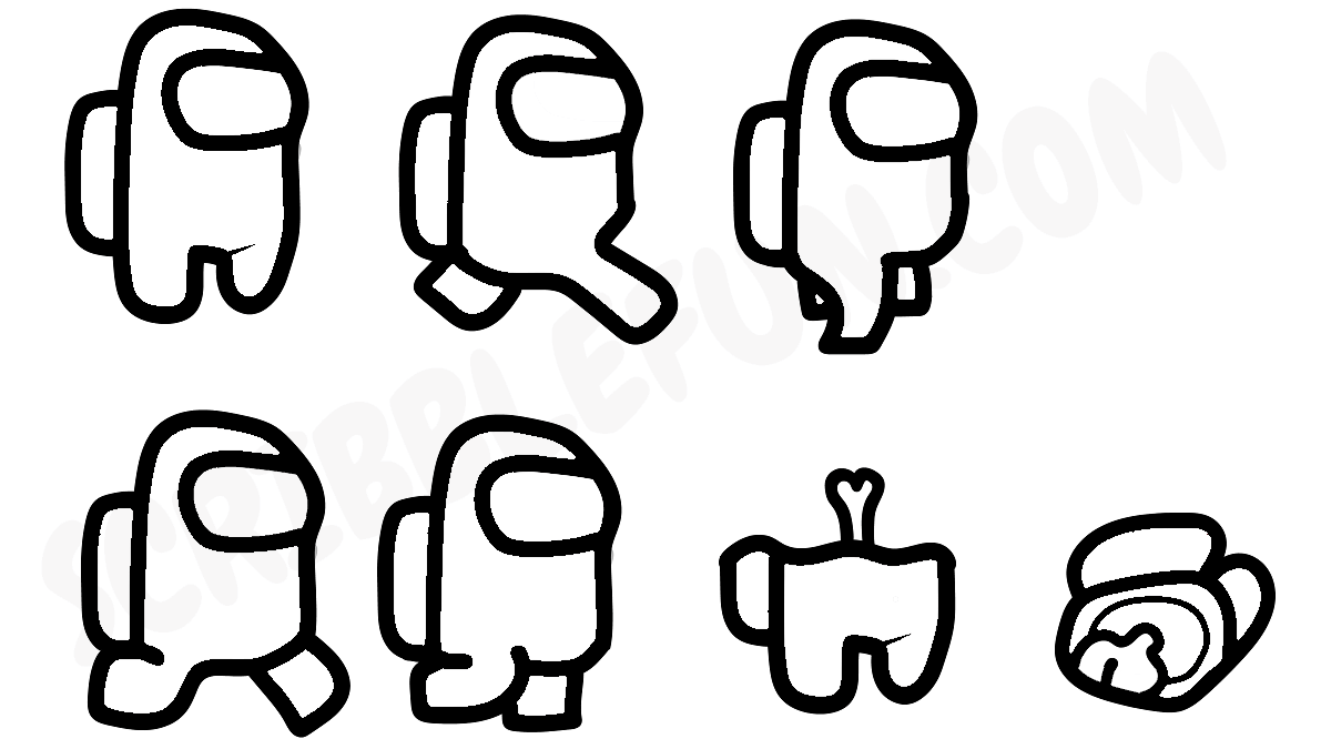 48 Free Among Us Coloring Pages Printable – ScribbleFun
