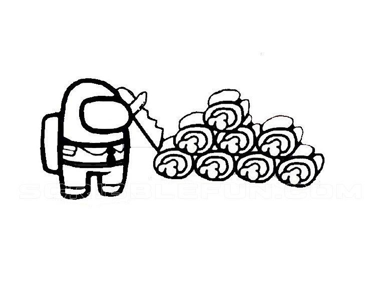 48 Free Among Us Coloring Pages Printable – ScribbleFun