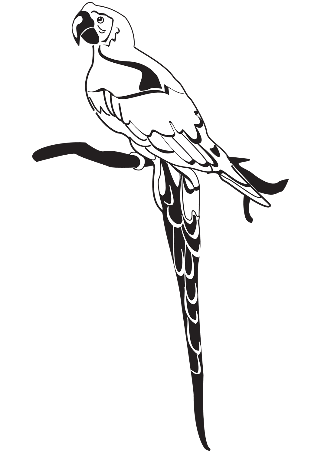 35 Free Parrot Coloring Pages Printable