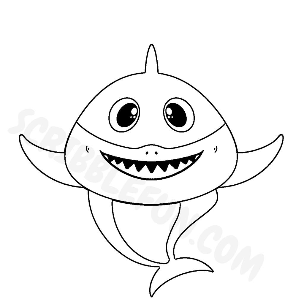 Baby Shark Song Coloring Pages Baby Shark Song Coloring Pages