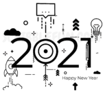 21 Free New Year 2021 Coloring Pages Printable