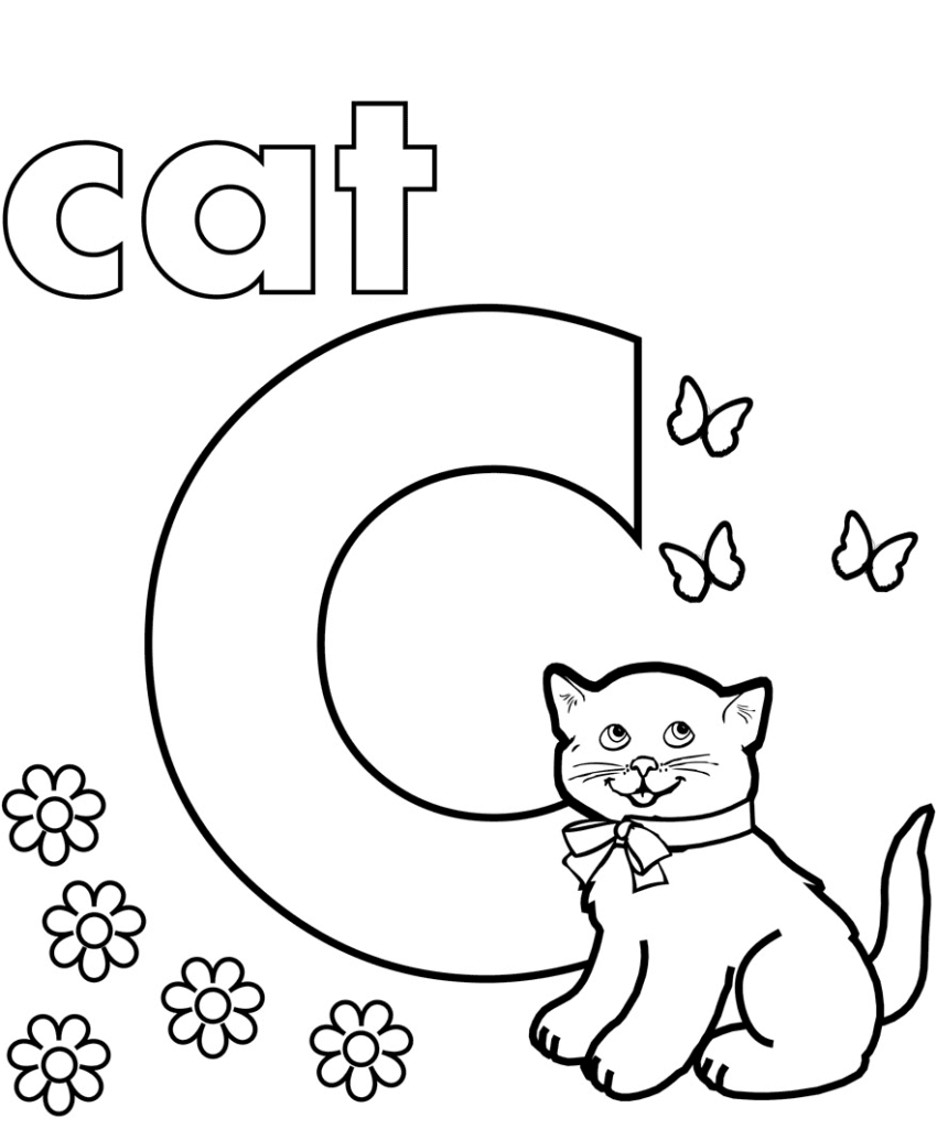30 Free ABC Coloring Pages Printable (A to Z coloring pages)