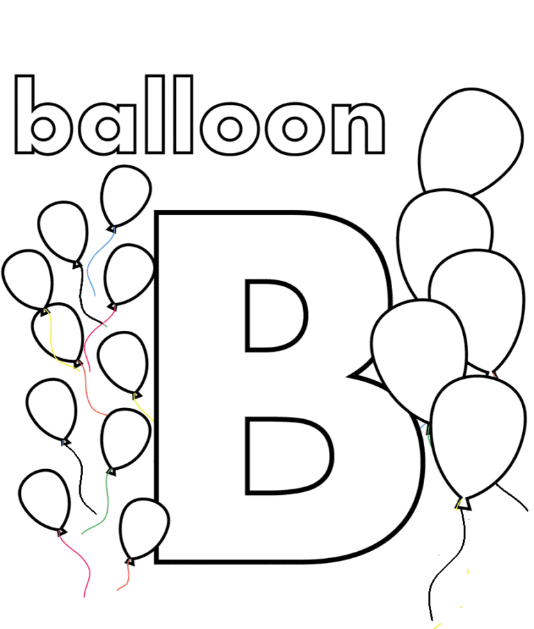 30 Free ABC Coloring Pages Printable (A to Z coloring pages)