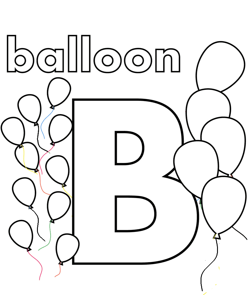 30 Free ABC Coloring Pages Printable (A to Z coloring pages)