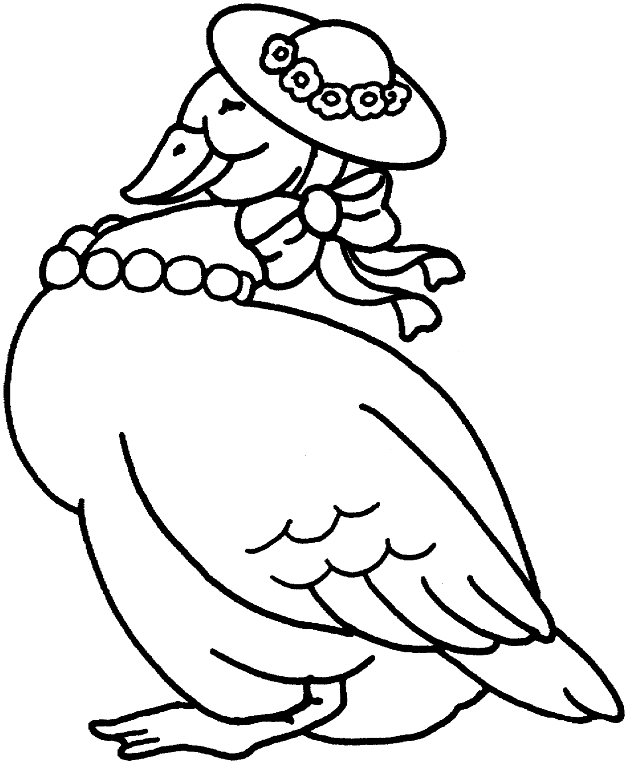 36 Free Duck Coloring Pages Printable – ScribbleFun