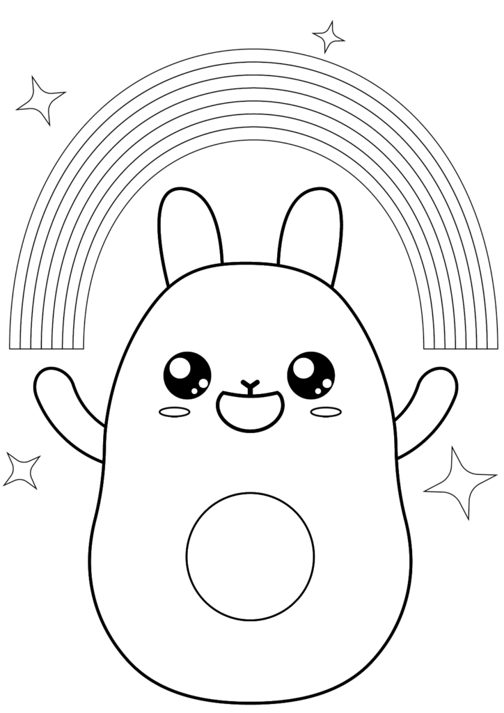 31 Free Rainbow Coloring Pages Printable