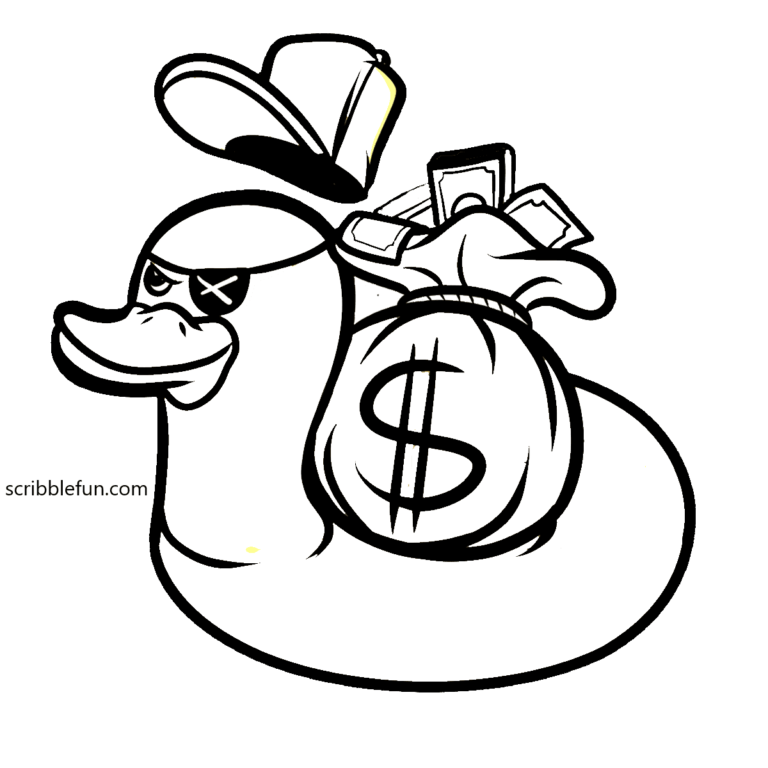 Free Coloring Pages Rubber Duck Coloring Pages
