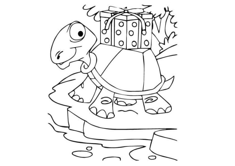 35 Free Turtle Coloring Pages Printable