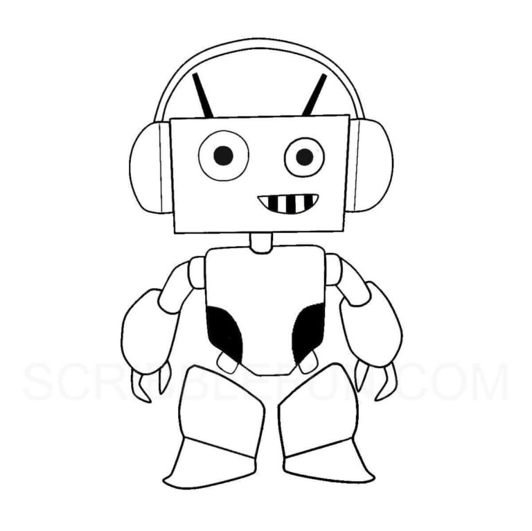 36 Free Robot Coloring Pages Printable