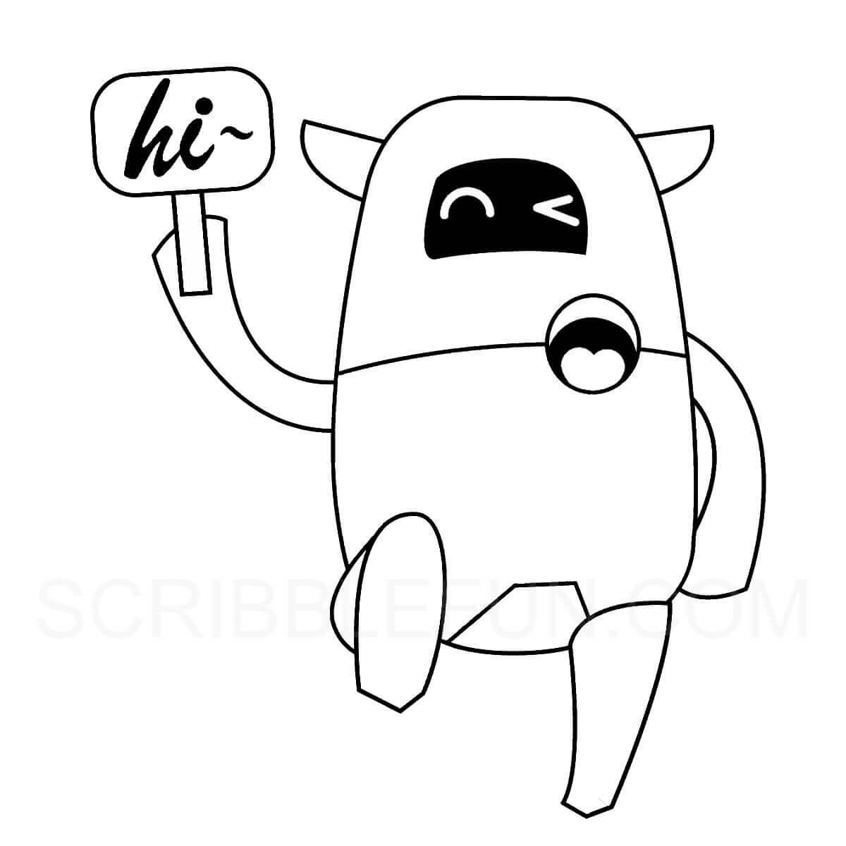 36 Free Robot Coloring Pages Printable