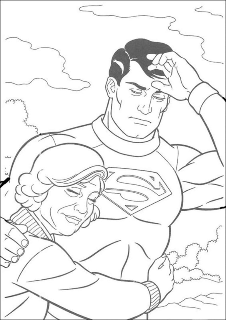 35 Free Superman Coloring Pages Printable – ScribbleFun