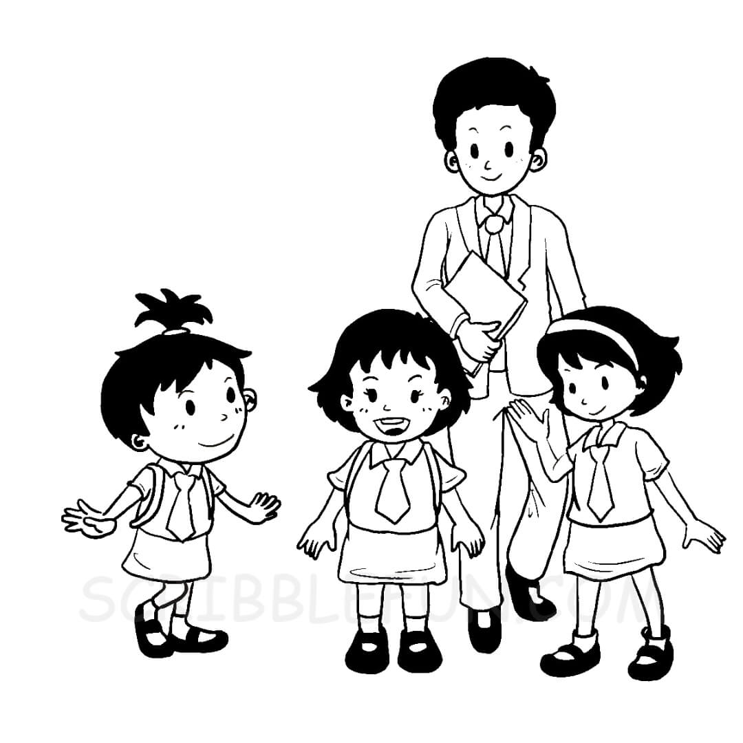 30 Free School Coloring Pages Printable