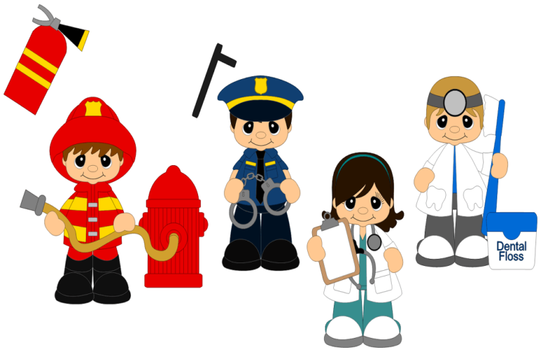 20 Free Community Helpers Coloring Pages Printable