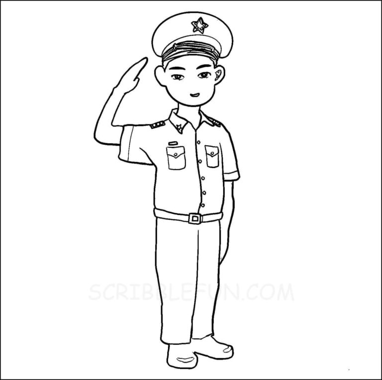 20 Free Community Helpers Coloring Pages Printable