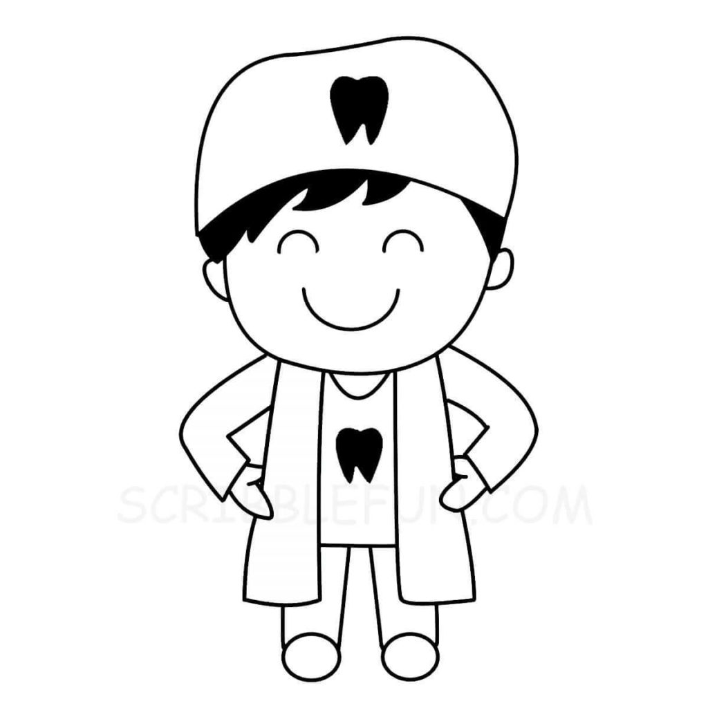 20 Free Community Helpers Coloring Pages Printable