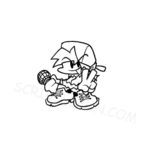 15 Free Friday Night Funkin Coloring Pages Printable