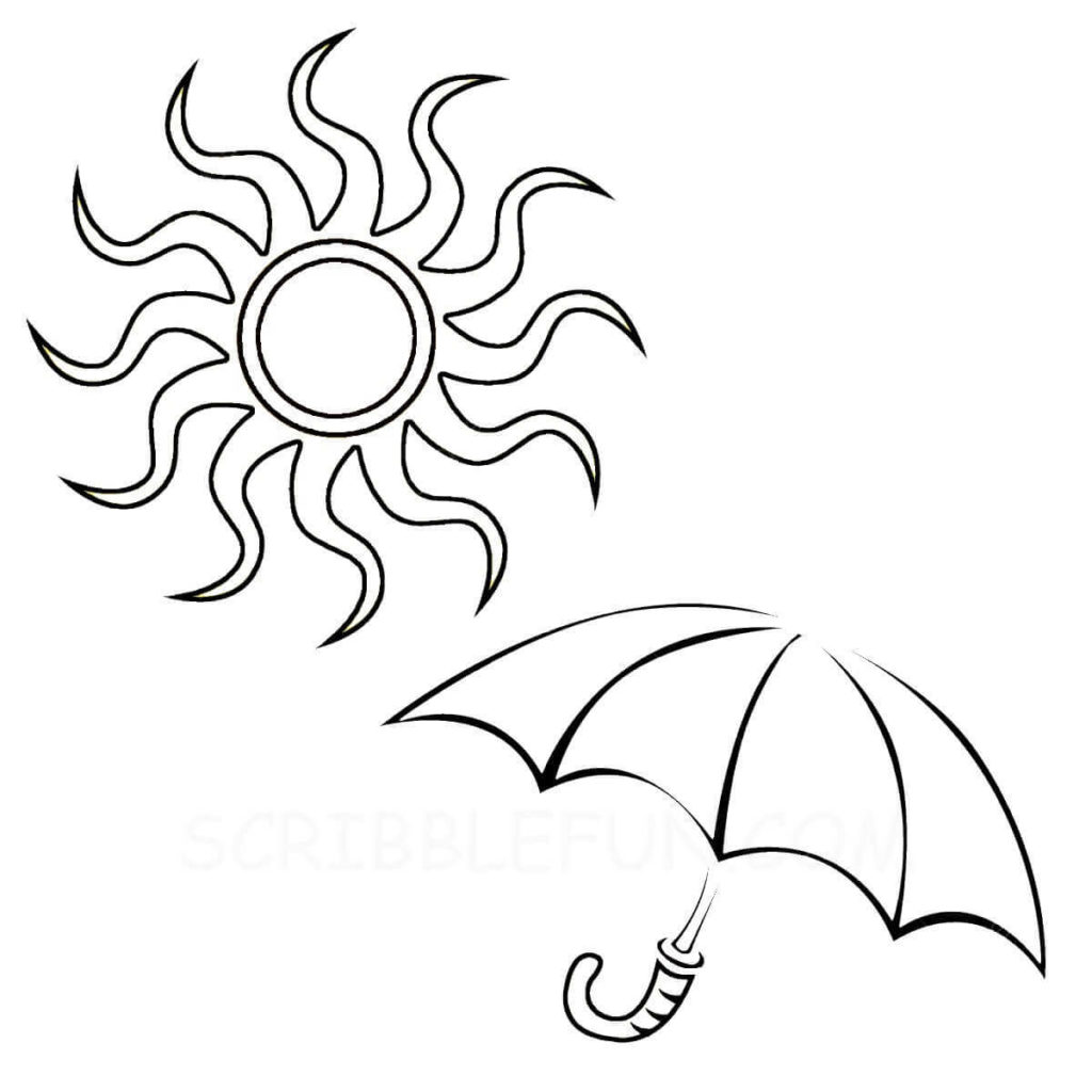 32 Free Sun Coloring Pages Printable