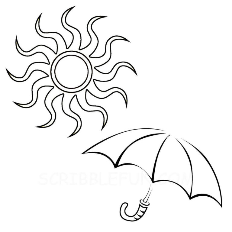 32 Free Sun Coloring Pages Printable