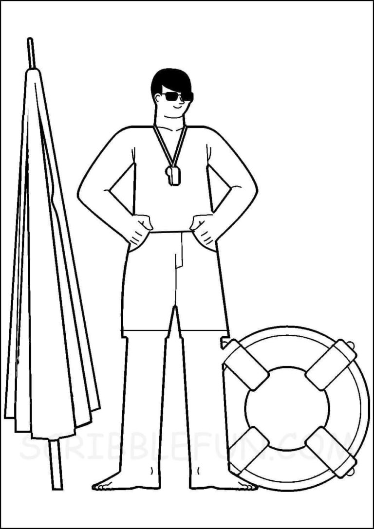 20 Free Community Helpers Coloring Pages Printable