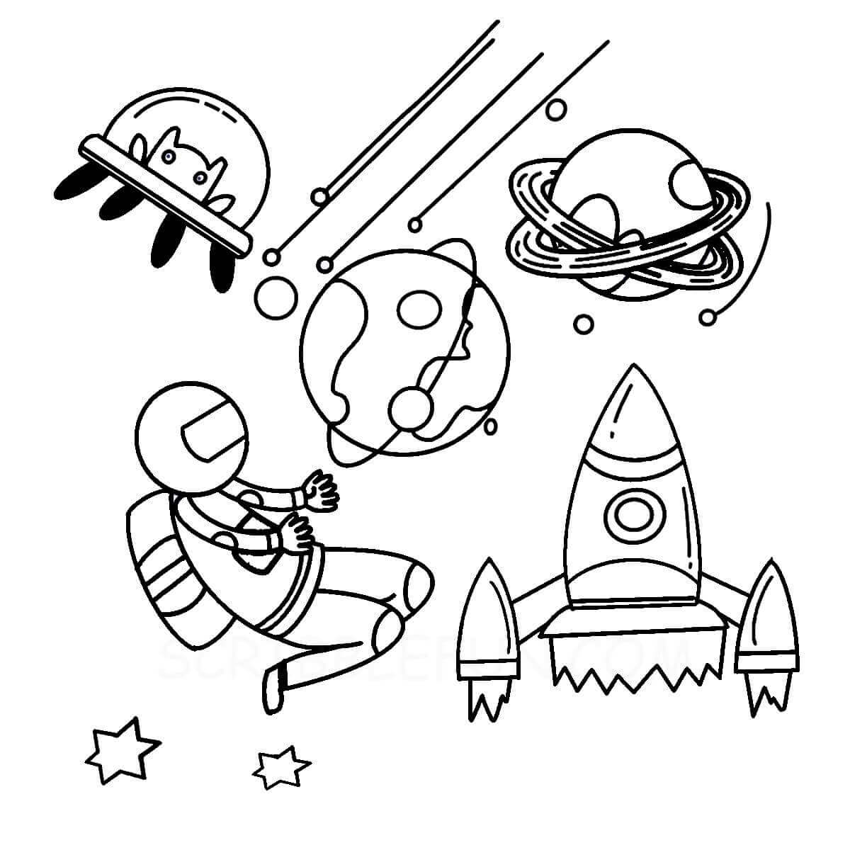 21 Free Planets Coloring Pages Printable