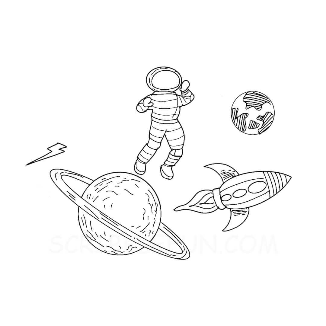 21 Free Planets Coloring Pages Printable