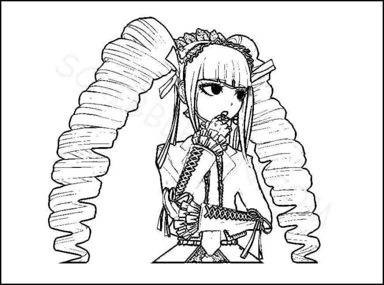 Celestia Ludenberg Coloring Pages Coloring Pages