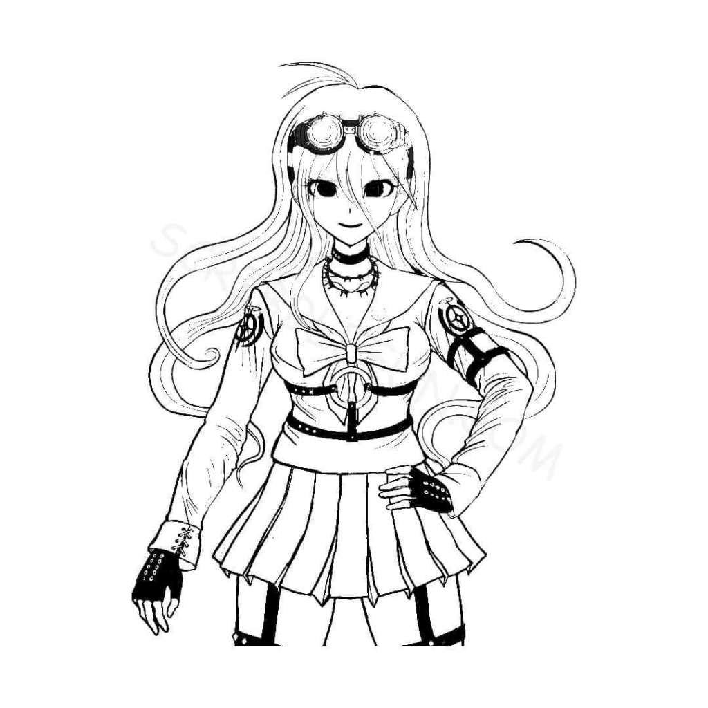 Free Printable Danganronpa Coloring Pages – ScribbleFun