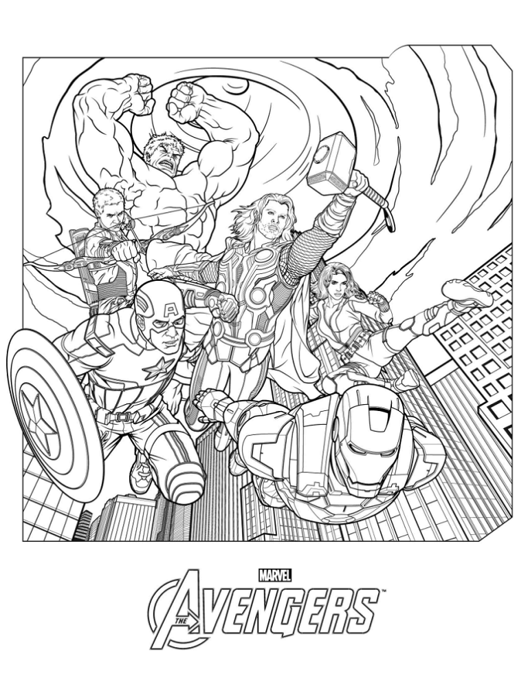 32 Free Thor Coloring Pages Printable