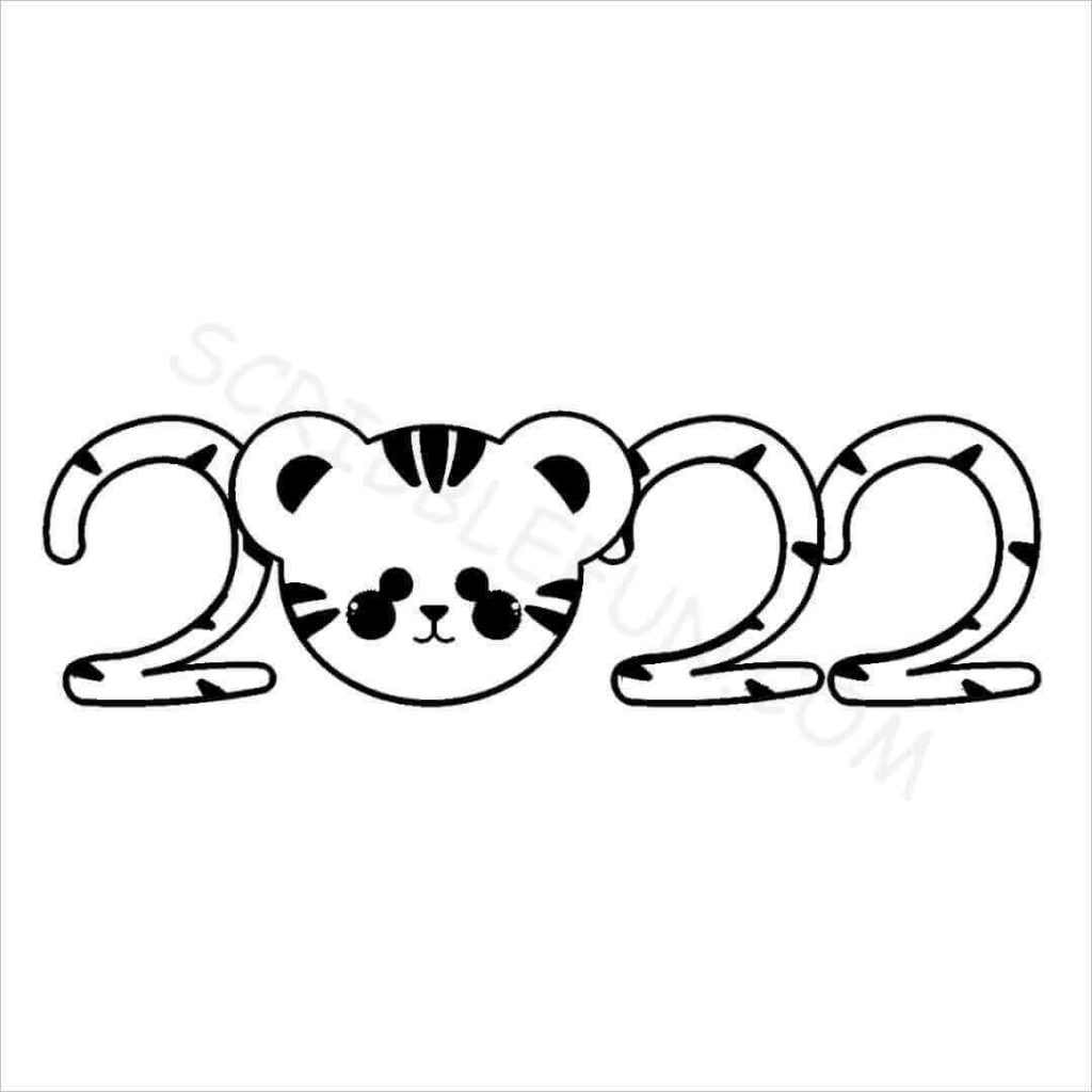 Free Printable Chinese New Year 2022 Coloring Pages