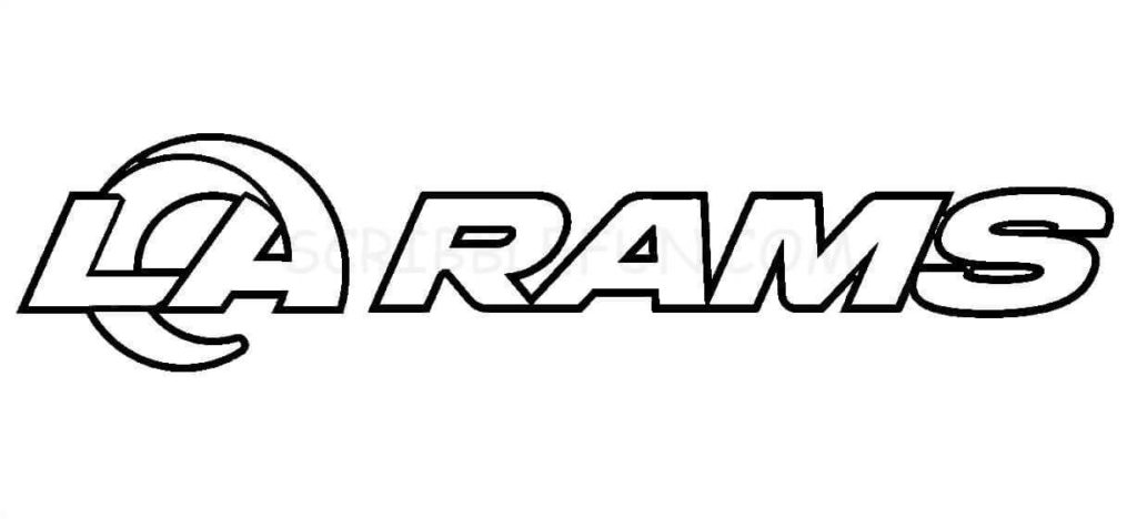 Free Printable Los Angeles Rams Coloring Pages