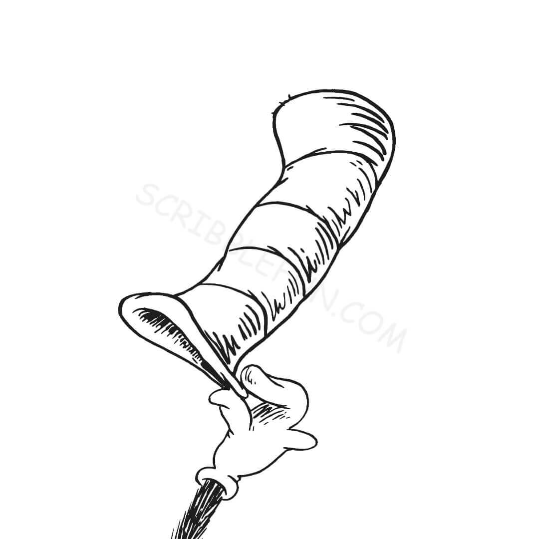 17 Free Printable Cat In The Hat Coloring Pages
